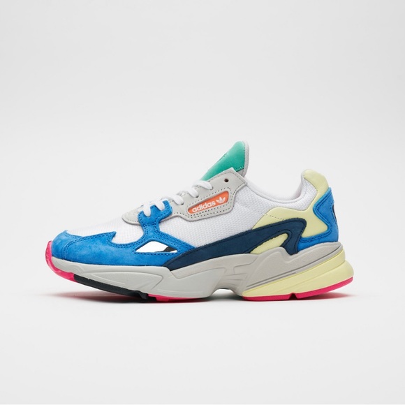adidas | Shoes | Adidas Falcon Blue Low Top Sneaker | Poshmark